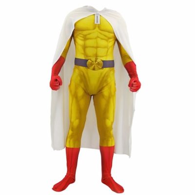 Anime One Punch Man Costume Saitama Cosplay - One Punch Man Merch