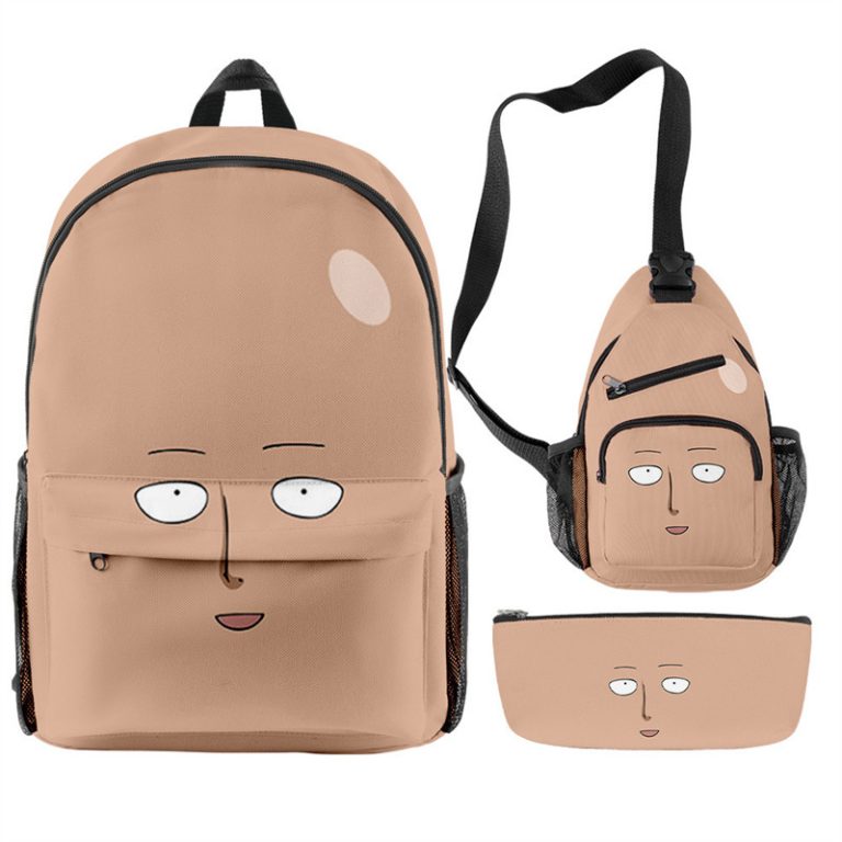 Anime One Punch Man Saitama Backpacks - One Punch Man Merch